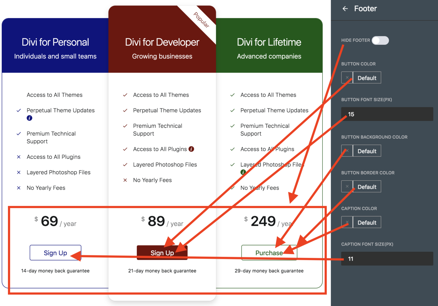 Create Divi Pricing Table Using Pricing Table Builder WordPress Plugin