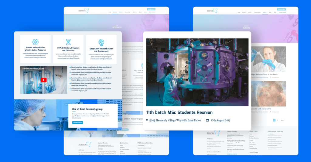 Create Your Website with Science-X WordPress Education Research Theme ...