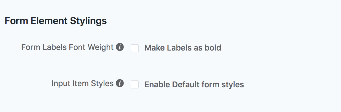 Form Design Settings In Wppayform Wp Manage Ninja