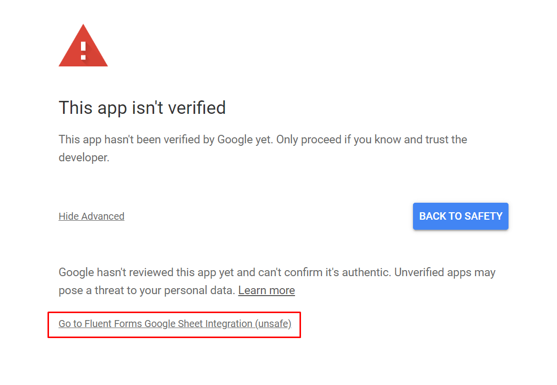 Google Sheets Integration with Fluent Forms - WP Manage Ninja