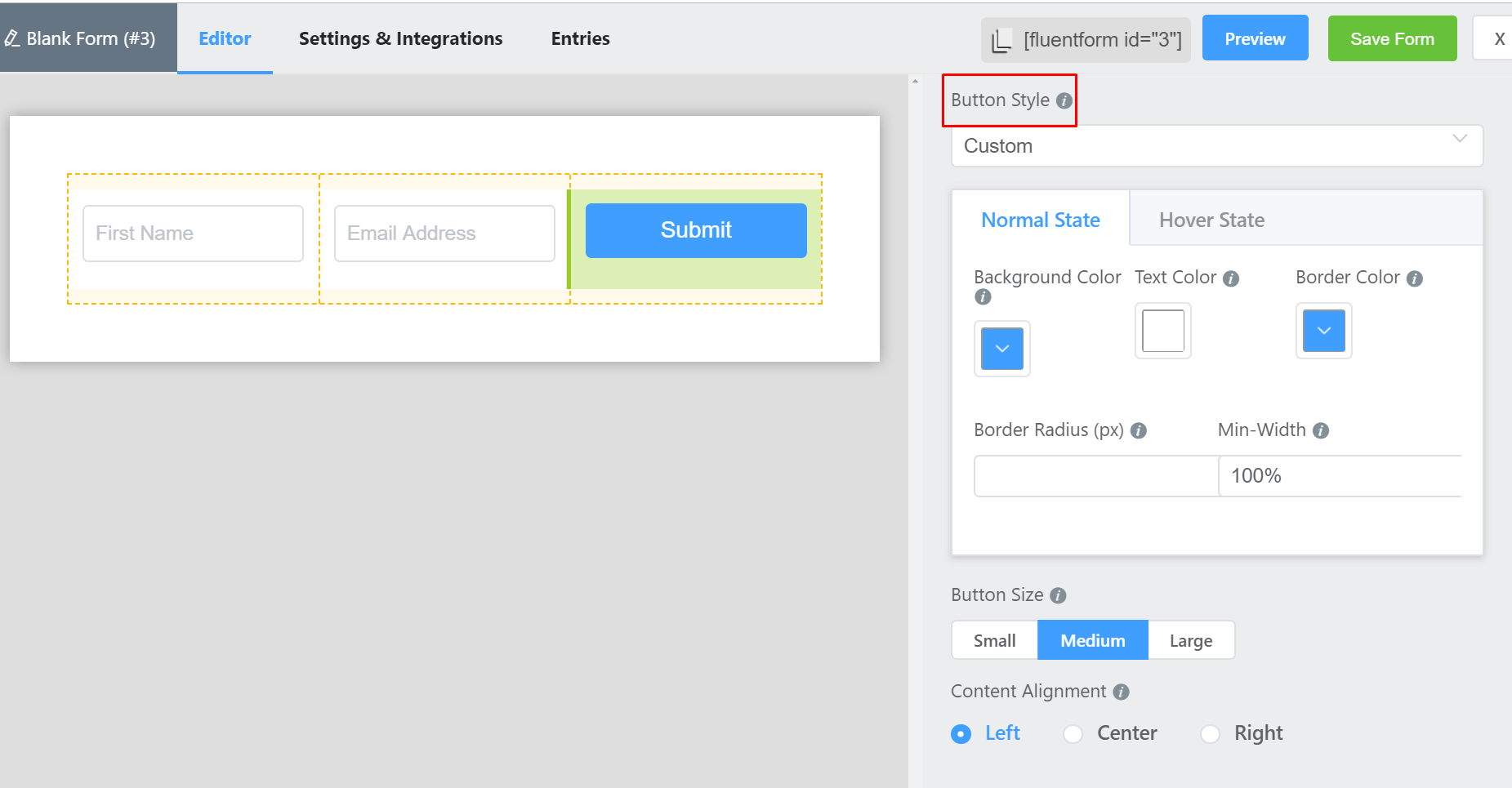How To Create An Inline Form With Fluent Forms Wp Manage Ninja