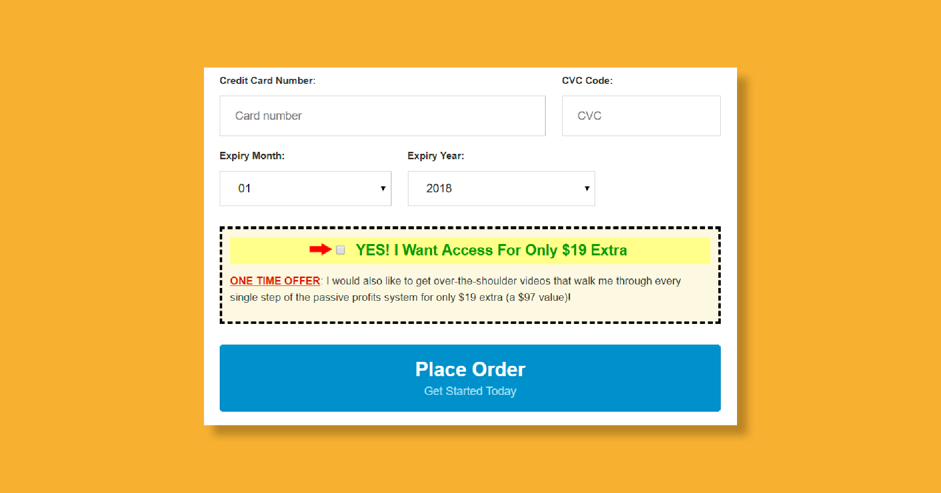 How to Write And Use an Order Bumps Copy on Your Checkout Page