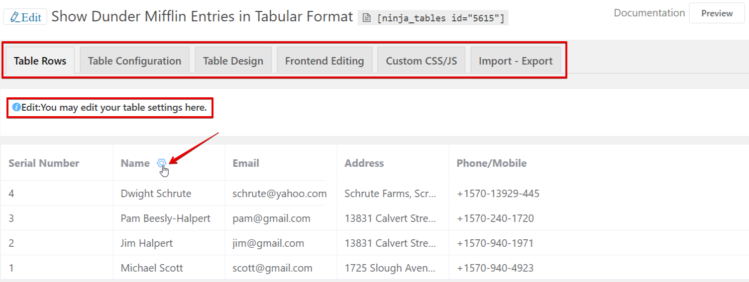 How To Create Tables In Wordpress Form Entries In Wordpress Tables 5248