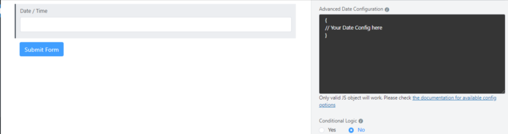 Time And Date Input Field In Wp Fluent Form Wordpress Plugin