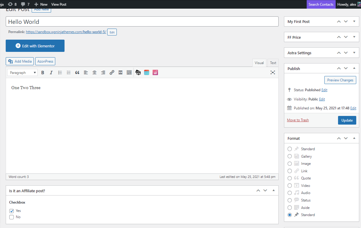 How to use ACF in Post Creation Form - WP Manage Ninja
