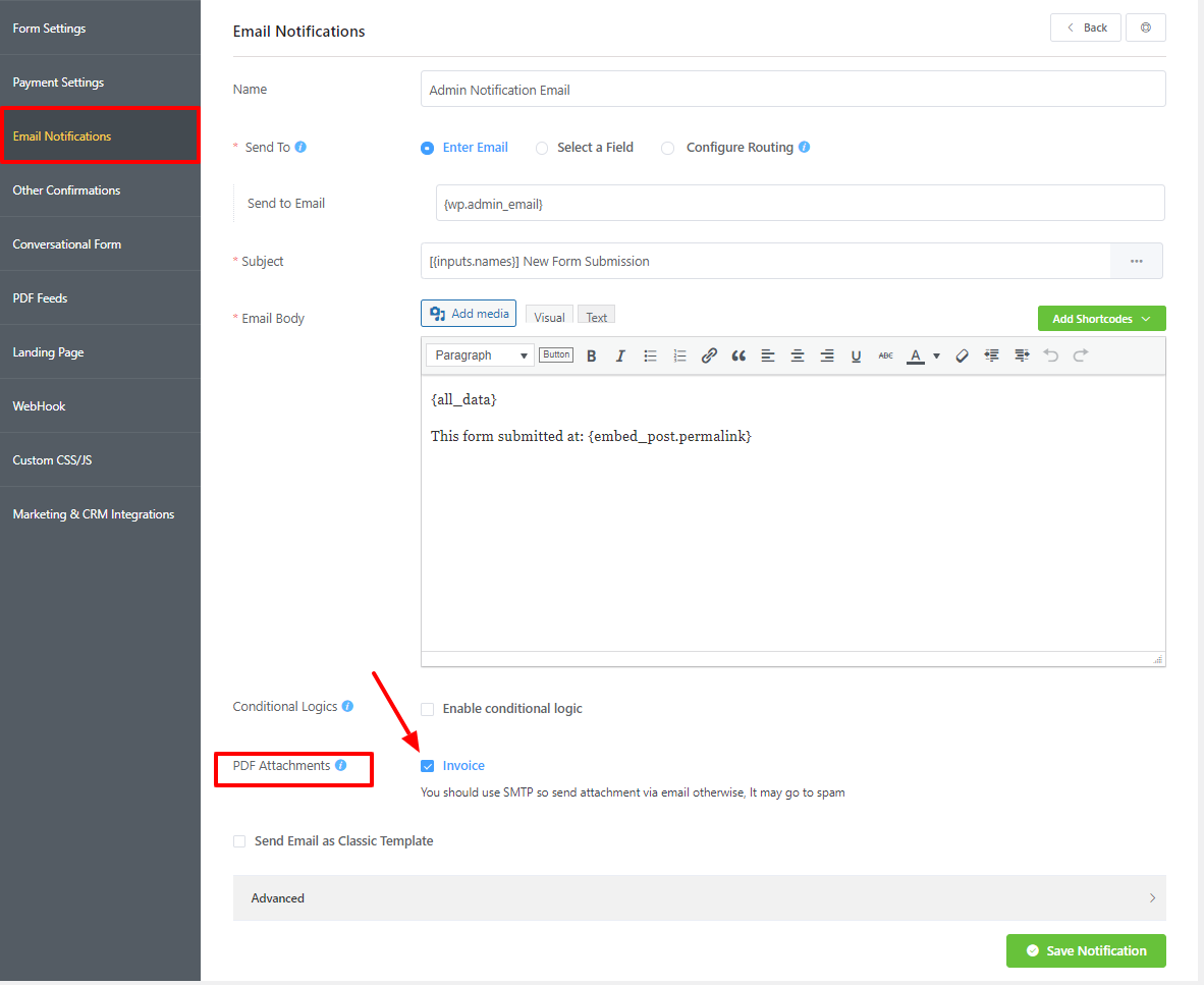 WP Fluent Forms PDF Module - WP Manage Ninja