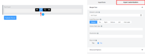 Simple Text Input Field in WP Fluent Form WordPress Plugin