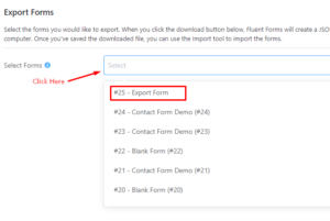 How to Import and Export Fluent Forms - WP Manage Ninja