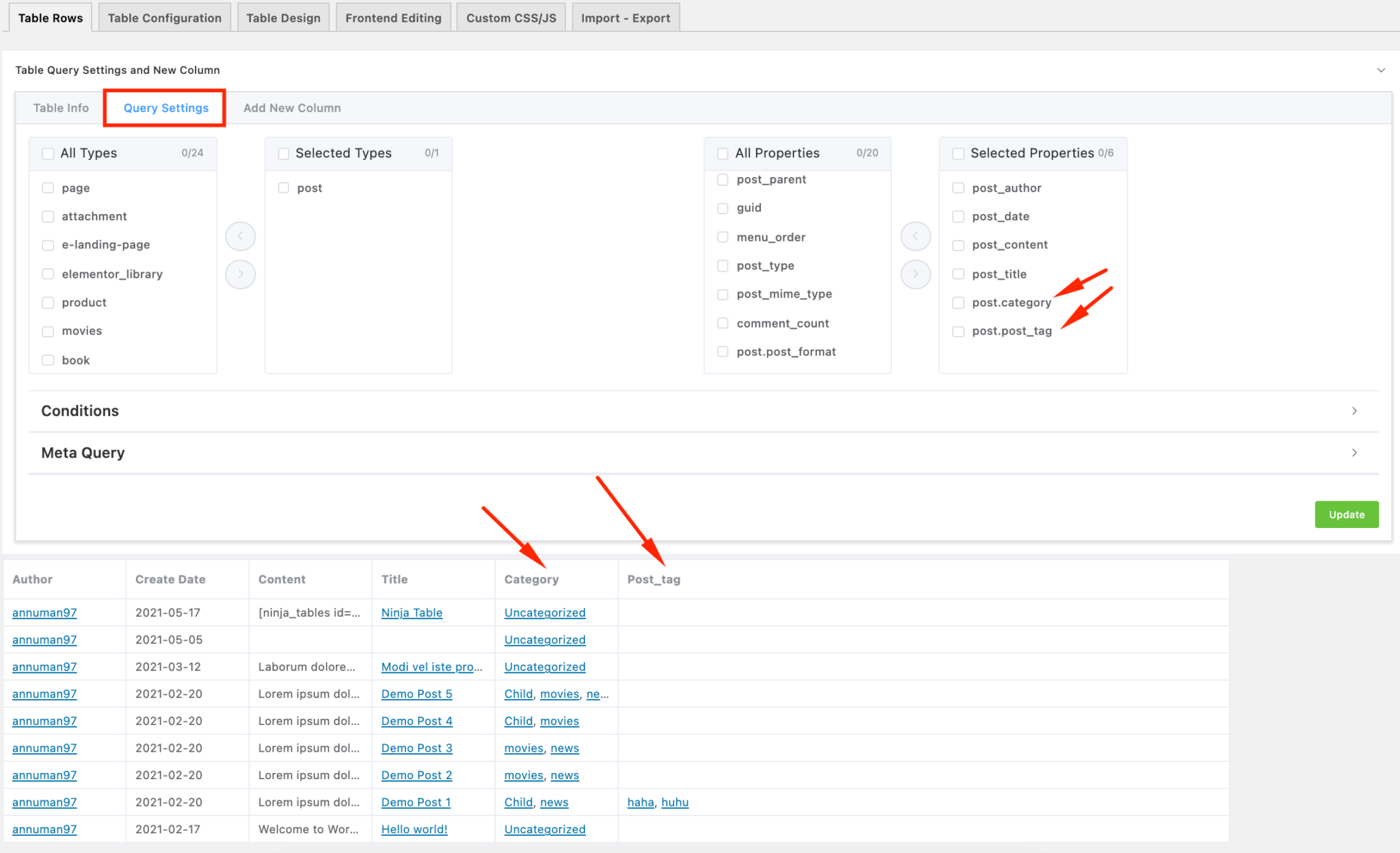 Custom Column on WP Posts Table - WP Manage Ninja