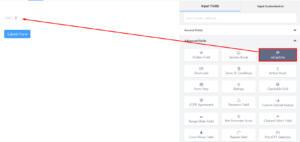 reCAPTCHA Field Data Type in Fluent Form WordPress Plugin