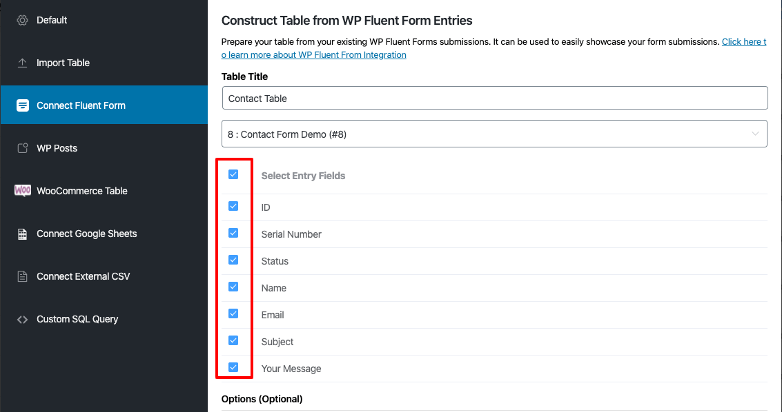 Fluent Forms Integration - WP Manage Ninja
