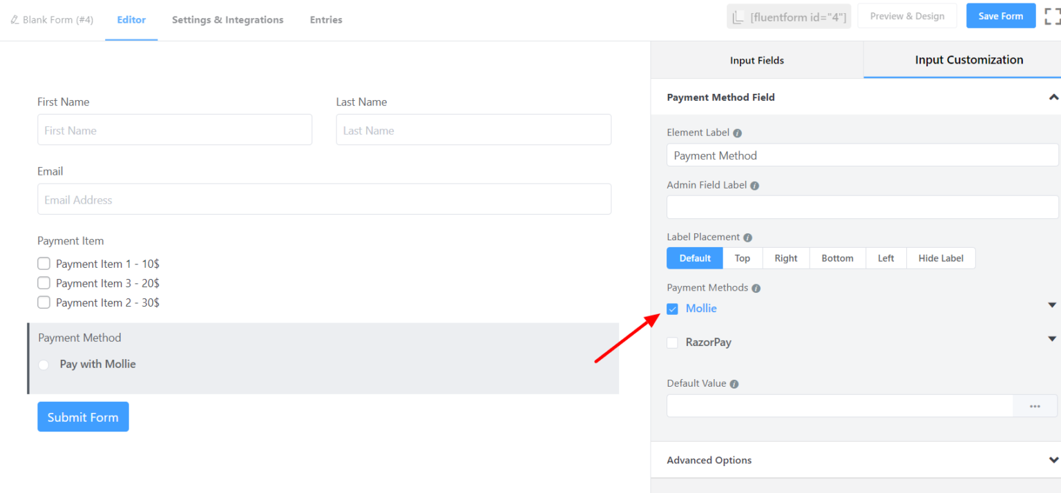 How to Integrate Mollie with Fluent Forms - WP Manage Ninja