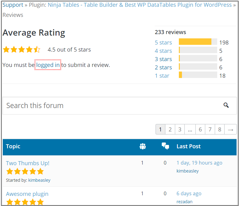 Best Table Plugin In Wordpress 2021 Wpdatatables Vs Ninja Tables