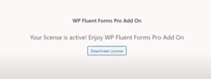 Upgrade to WP Fluent Form Pro Add-on