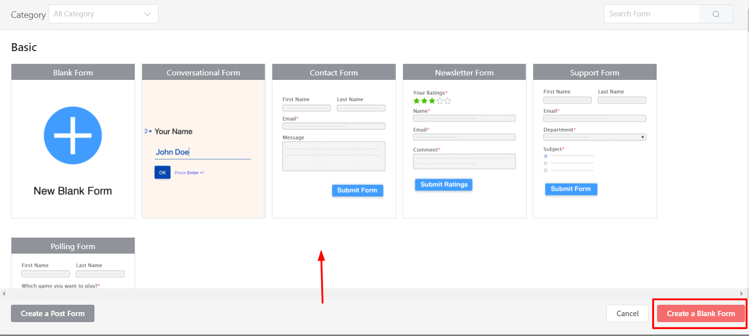 Using and Customizing Pre-built Quick Forms in WP Fluent Form