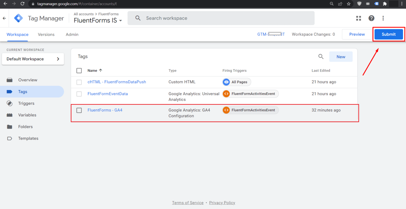 Fluent Forms Event Tracking with Google Analytics (GA4) via Google Tag Manager - WP Manage Ninja