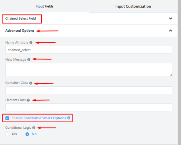 Chained Select In Fluent Forms Wp Manage Ninja