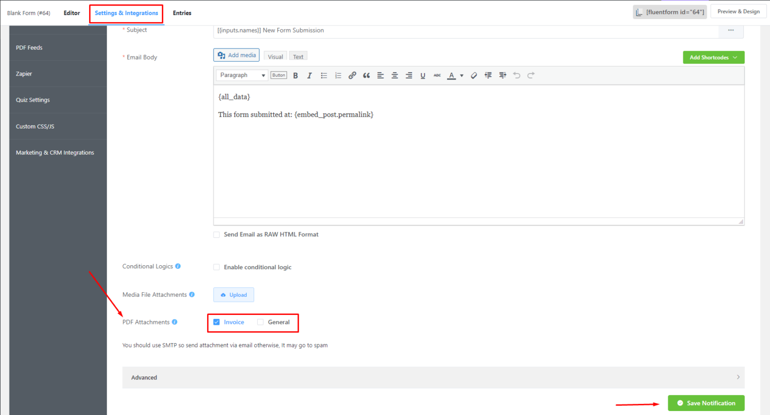 Fluent Forms PDF Module - WP Manage Ninja