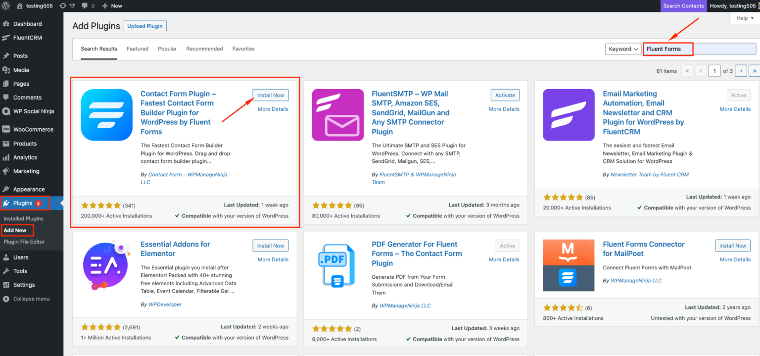 How to Install WP Fluent Form