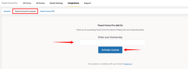 Upgrade To Wp Fluent Form Pro Add On