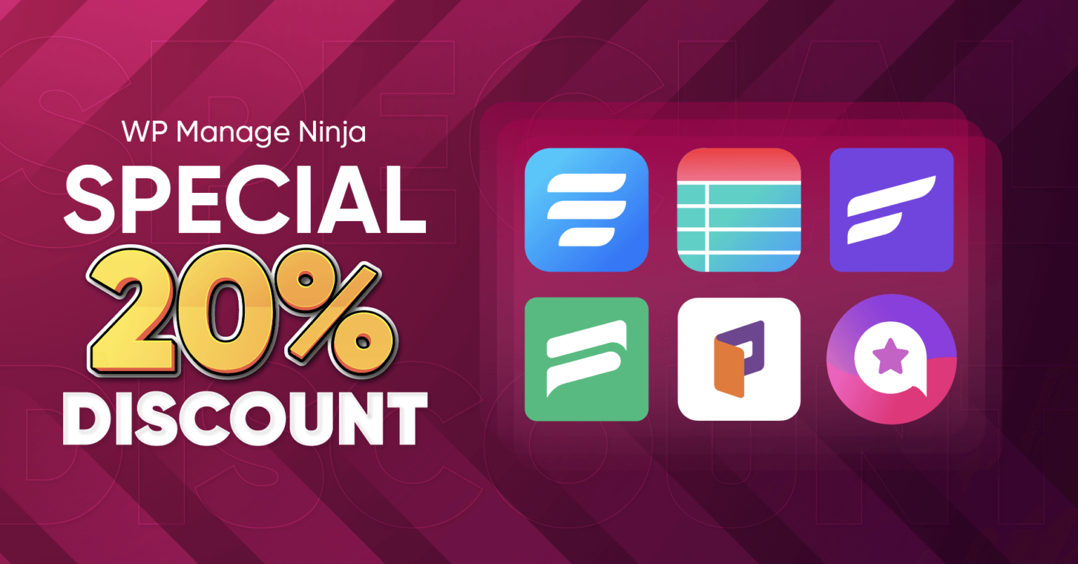 WPManageNinja special discount