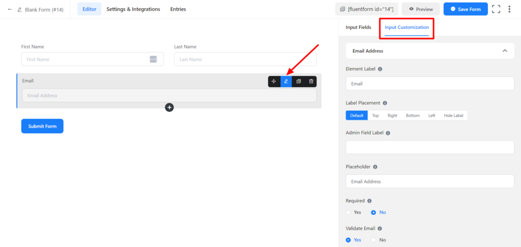 How to create a form with WP Fluent Form WordPress Plugin