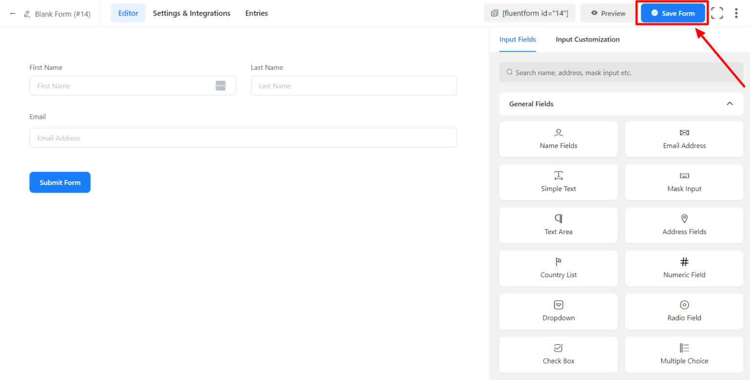 How To Create A Form With Wp Fluent Form Wordpress Plugin