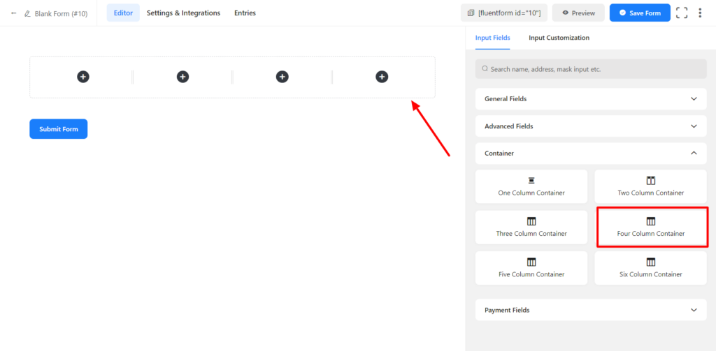 How to Create an Inline Form with Fluent Forms - WP Manage Ninja