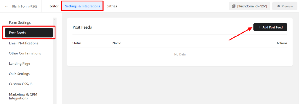 Post Creation with Form Submission in Fluent Forms - WP Manage Ninja