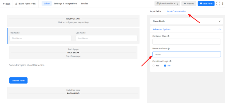 Dynamic Input Values In Form Steps Fluent Forms Wp Manage Ninja