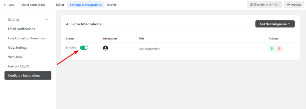 How To Create A Wordpress User Registration Form With Fluent Forms Wp Manage Ninja