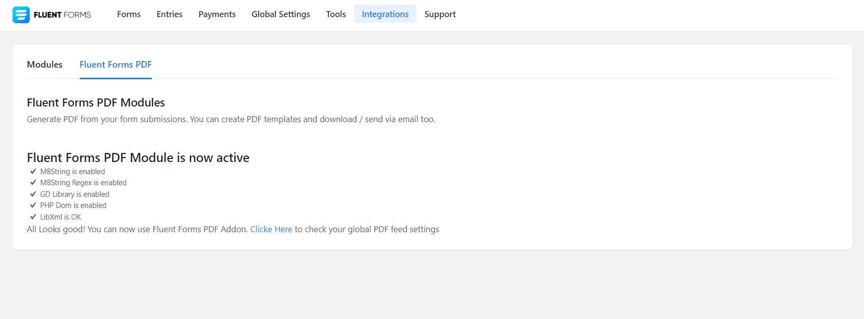 Fluent Forms PDF Module - WP Manage Ninja