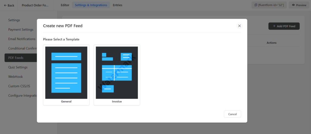 Fluent Forms PDF Module - WP Manage Ninja