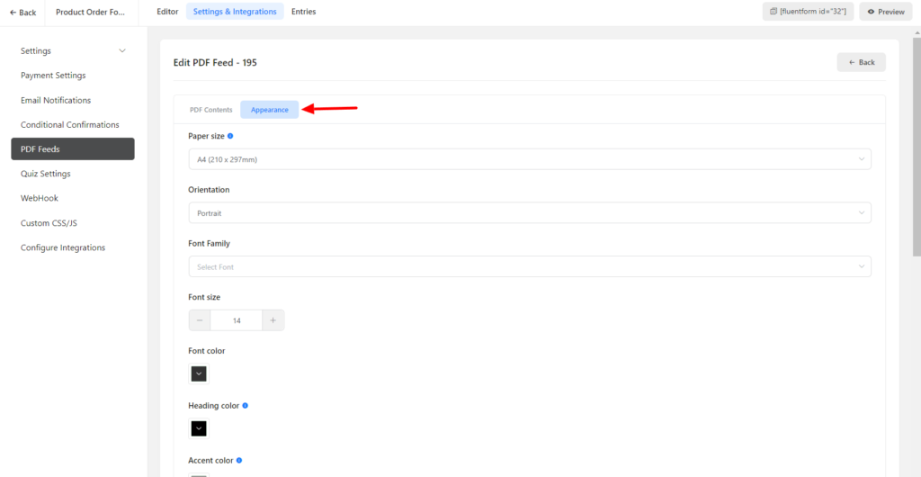 Fluent Forms PDF Module - WP Manage Ninja
