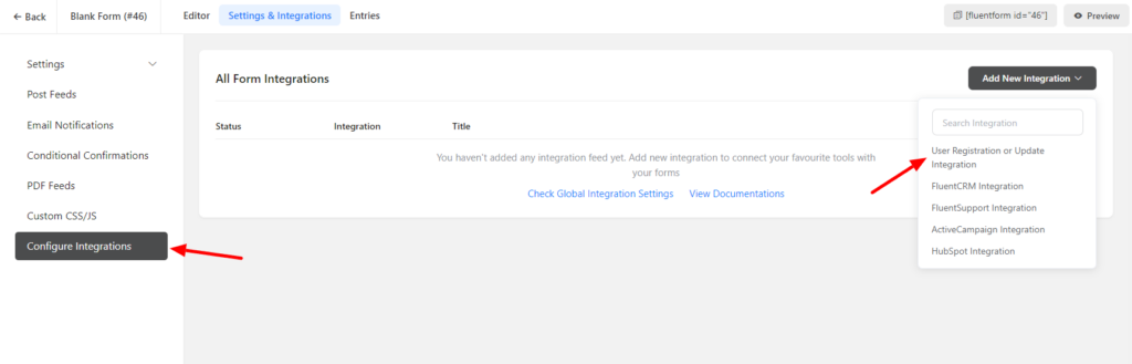 How To Create A Wordpress User Update Form With Fluent Forms Wp 9030