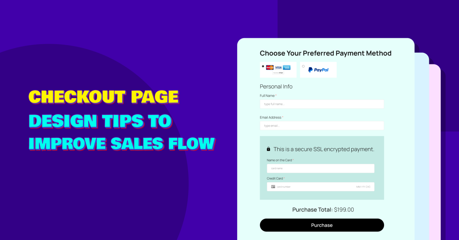 Top 10 Checkout Page Design Tips to Improve Sales Flow - WP Manage Ninja