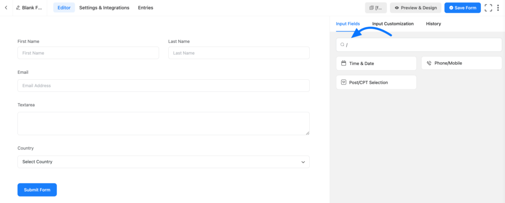 Keyboard Navigation & Shortcuts in Fluent Forms - WP Manage Ninja