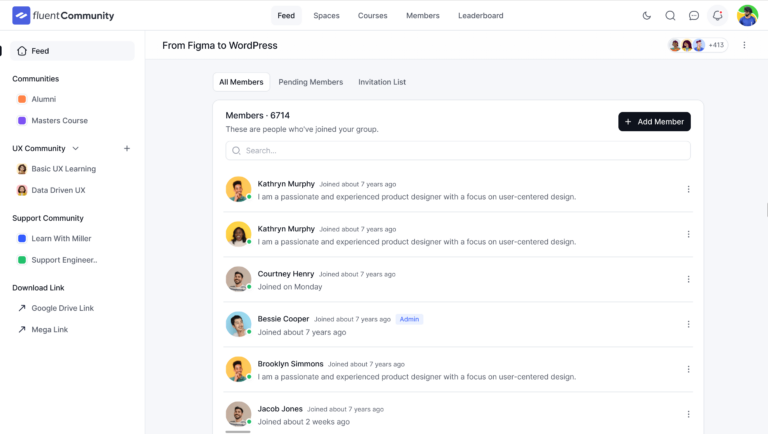 Fluent Community - Community Plugin with a Native Course Builder - WP Manage Ninja